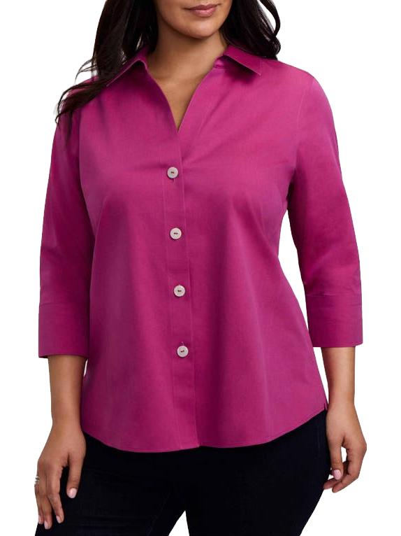 FOXCROFT Paityn Non-Iron Button-Up Shirt